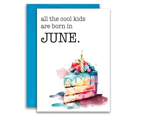 Amazon.com: Birthday Month Birthday Cake Greeting Card 5x7 inches w ...