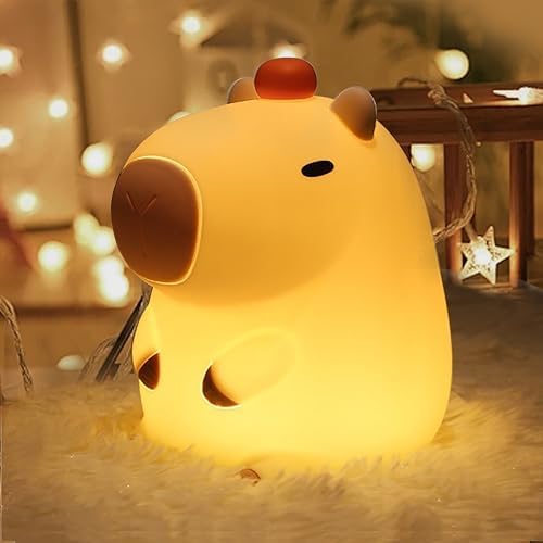 Lnurivy Capybara Night Light，Cute Capybara Gifts for Kids, Nursery ...
