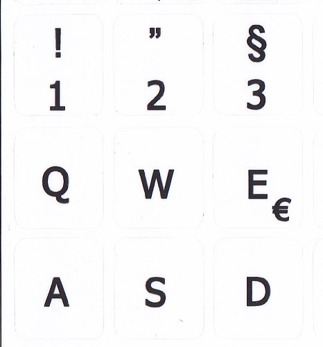 Online-Welcome MAC German Keyboard Sticker White : Amazon.in: Computers ...