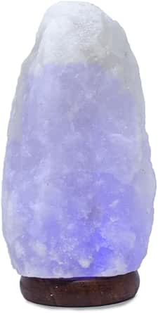 Amazon.com: LED White-Color Changing Pure Himalayan Salt Lamp 7 Inches ...