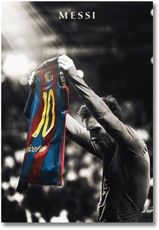 Lionel Messi | Football Posters for Wall | A3 and A4 sizes | 400 GSM ...