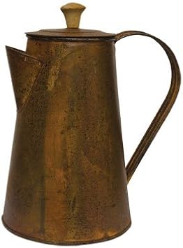 Amazon.com: Rusty Tin Coffee Pot Black Distressed Country Primitive ...