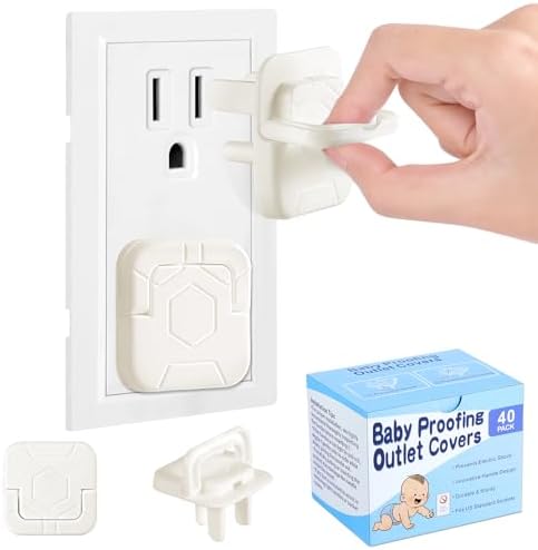 Amazon.com : Outlet Covers Baby Proofing, 40 Pack Child Proof Plug ...