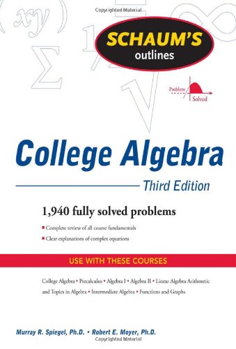 『Schaum's Outline of College Algebra, Third Edition』｜感想・レビュー - 読書メーター
