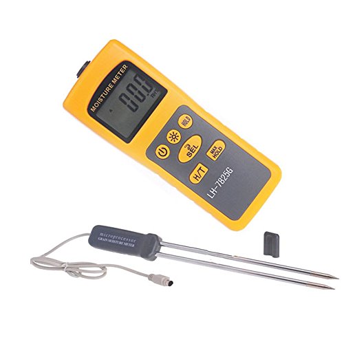 Specialized Grain Moisture Meter Thermometer for Rice Corn Paddy Wheat ...