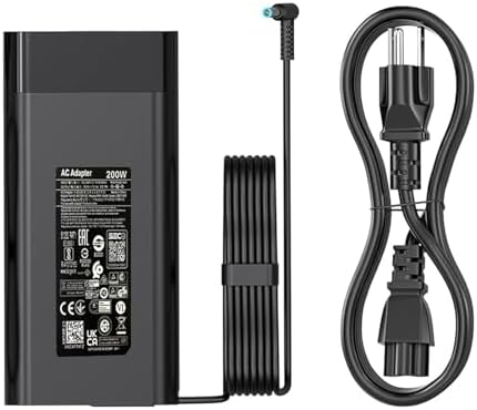 Amazon.com: 200W AC Charger Replacement for HP Omen Pavilion 15 16 17 ...