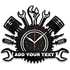 Amazon.com: FCLYDER Personalized Garage Clock Sign, Garage Metal Wall ...