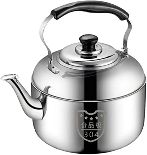 Amazon｜やかん 304ステンレス鋼のティーケト2L 3L 4L 5L 10L 笛ふきケットル お洒落 笛吹タイプ 大容量 お湯 沸かす 広口 ガス火IHオール熱源対応 ティーケトル ...