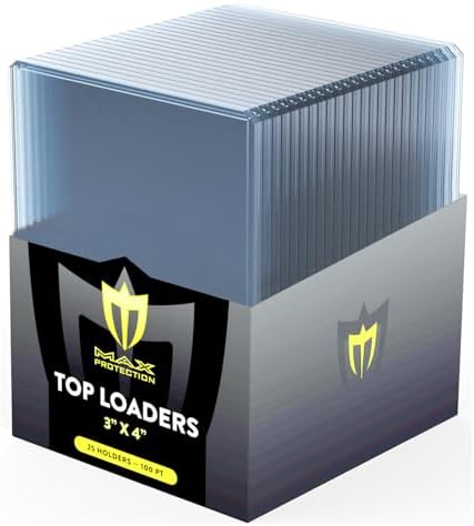 Amazon.com: Max Protection 100pt Top Loaders for Cards - 25 Count ...