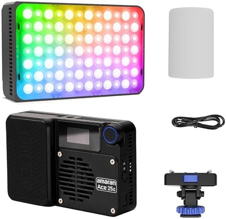 Amazon.com : Amaran Ace 25c RGB Video Light,25W On Camera Pocket Video ...