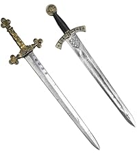 Amazon.com: LarpGears 2 Pack Fake Sword Prop, 23.6 inches Length ...