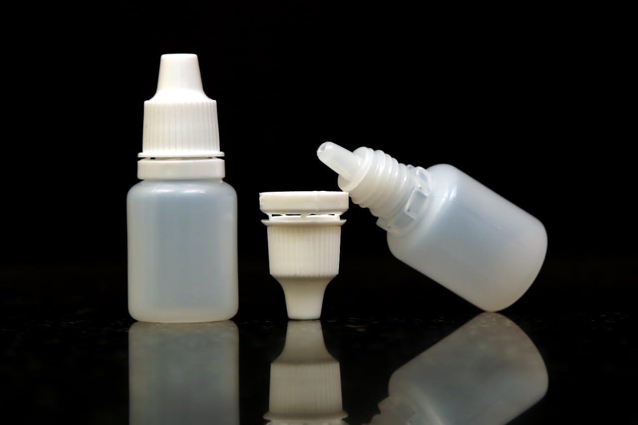 10ml EYE/EAR DROP MILKY EMPTY BOTTLE ( PACK OF-72 BOTTLES) : Amazon.in ...
