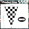 Amazon.com : MARFOREVER 100 ft Black and White Checkered Flag Banner ...