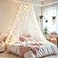 Comtelek Mosquito Net Bed Canopy for Girls,King Canopy Bed Curtains ...