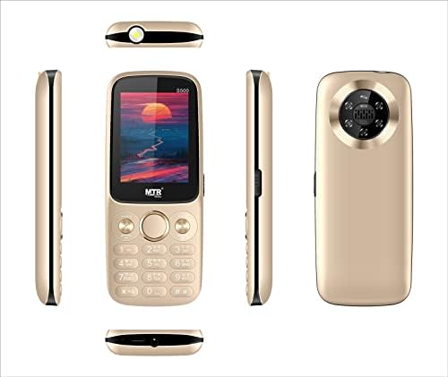 MTR S500 (Gold) Phone with 2.4 INCH Display,3000 MAH Battery,Voice Call ...