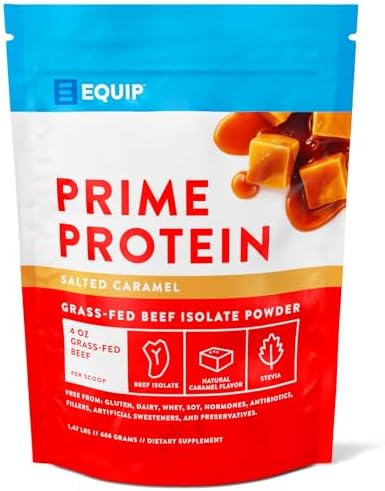 Amazon.com: Equip Foods Prime Protein - Grass Fed Beef Protein Powder ...