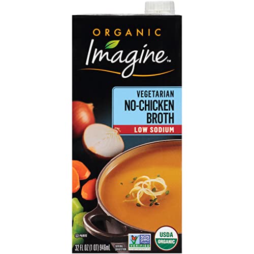 Snapklik.com : Imagine Organic Low Sodium Vegetarian No-Chicken Broth ...