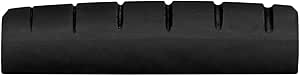 Amazon.com: Metallor Black Cattle Bone Guitar Nut 6 String Pre-Slotted ...