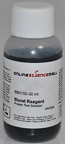 Biuret Reagent Solution, Protein Testing, 30mL - Chemical Reagent ...