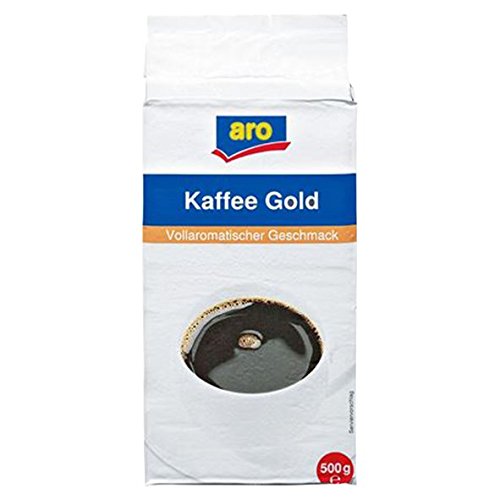 Aro Kaffee Gold gemahlen, 500g 1er Pack : Amazon.de: Lebensmittel ...