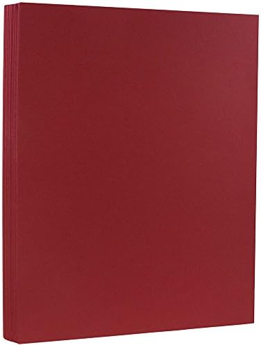 Amazon.com : JAM PAPER Matte 80lb Cardstock - 8.5 x 11 Coverstock - 216 ...