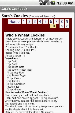 Sara's Cookies - App on Amazon Appstore