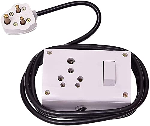 TECKO Power Plug 240 Volts Power Box Strip Extension Board with 16 amp ...
