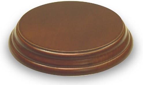 Amazon.com: National Artcraft® 3" Round Wood Display Base - Walnut ...
