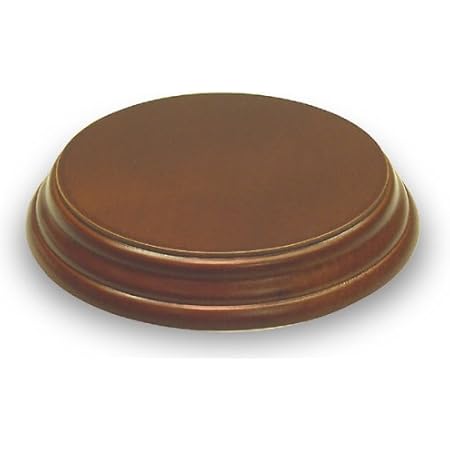 Amazon.com: National Artcraft® 3" Round Wood Display Base - Walnut ...