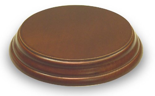 Amazon.com: National Artcraft® 3" Round Wood Display Base - Walnut ...