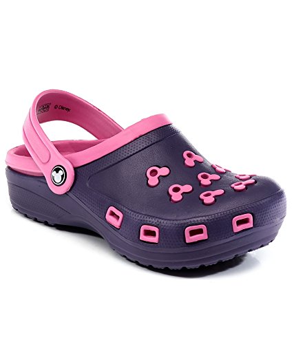 Buy Disney Unisex Purple and Fucshia Eva Clogs and Mules - 7 UK at ...
