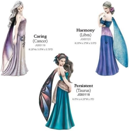 Amazon.com: Jessica Galbreth Zodiac Fairy Taurus Libra Cancer Set of 3 ...