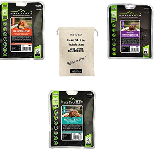 Wayfayrer DofE Bronze 1 day Camping Food Expedition Pack – 3 MRE Boil ...