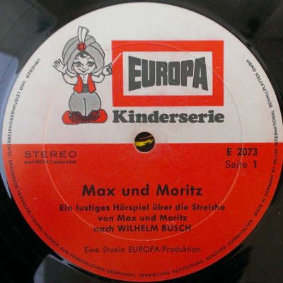 Max und Moritz / Wilhelm Busch / Bildhülle / Europa E 2073 / Deutsche ...