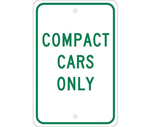 Amazon.com: National Marker TM137J Compact Cars Only Sign : Office Products
