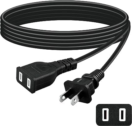 Amazon.com: Nuxkst 6ft 2-Prong Square AC Power Cord Cable Lead for Korg ...