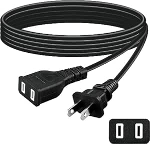 Amazon.com: Nuxkst 6ft 2-Prong Square AC Power Cord Cable Lead for Korg ...