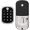 Yale Security Deadbolt Lock, Satin Nickel Keyless Non-Connected Entry ...