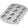 Amazon.com: Wilton Non-Stick Christmas Cookie Shapes Pan, 12-Cavity ...