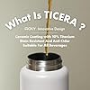 Amazon.com | WOKY TICERA 28oz Titanium Ceramic Sport Tumbler Stainless Steel Vacuum Flask with ...