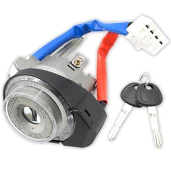 Amazon.com: Ignition Lock Cylinder Switch Assembly with Keys Compatible ...