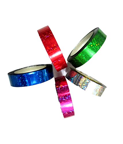 Multicolor Sparkle Tape - Pack of 5 : Amazon.in: Office Products