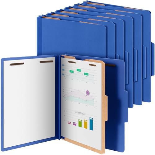 Amazon.com : Skyygemm 12 Pcs Classification Folders 1 Divider ...