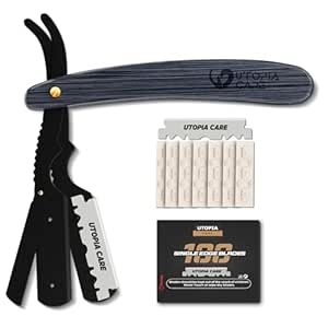 Amazon.com: Utopia Care Straight Razors For Men, Professional Barber ...