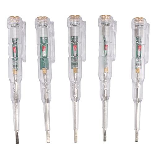 Electrical Tester Pen, Inductive LED Indication 3mm Bit Voltage Tester ...