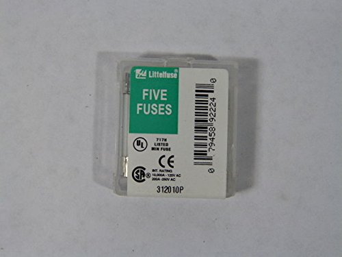 Amazon.com: Littelfuse 312010 Glass Fuse 10amp Box of 5 : Automotive