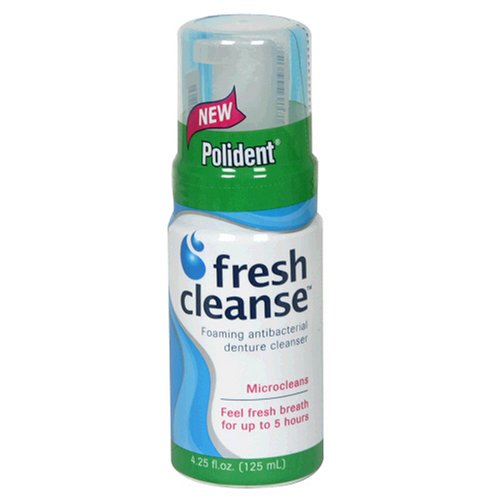 Amazon.com : Polident Fresh Cleanse Foaming Antibacterial Denture ...
