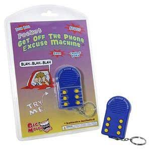 Buy POCKET GET OFF THE PHONE EXCUSE MACHINE Online at Low Prices in ...