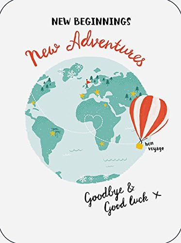 New Adventures Goodbye and Good Luck Card : Buy Online at Best Price in ...