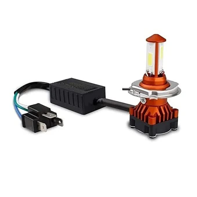 Autozap LED Headlight Bulb with H4 Fitting for All Bikes. 40 WATT Hi ...